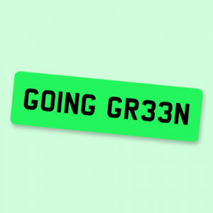Going green – the new number plates for electric cars | PetrolPrices