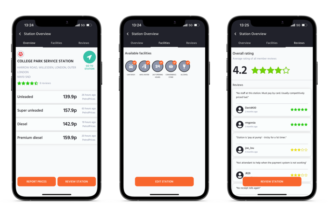 Find cheap fuel near me with the Petrol Prices app